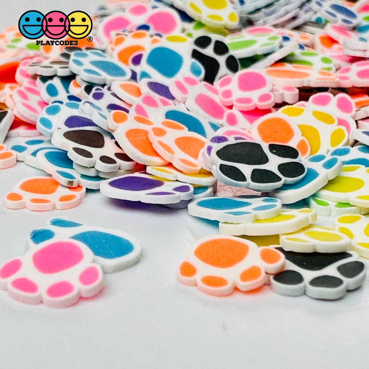 Animal Paws Cartoon Fake Sprinkles for Fun Crafts| PLAYCODE3