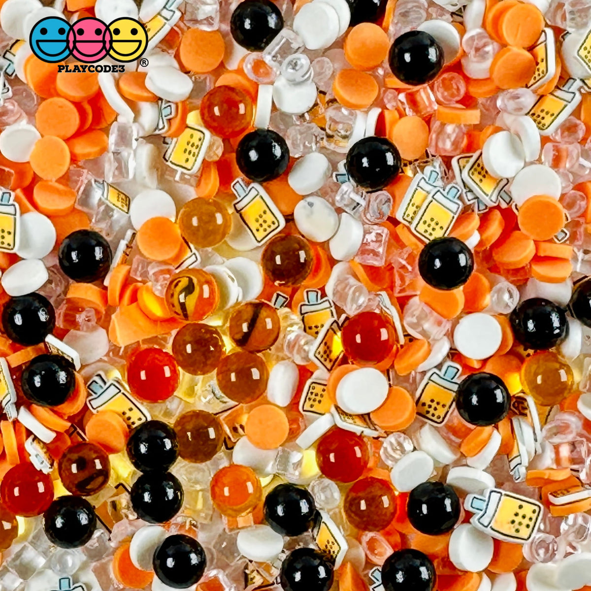 Boba Tea Mixes Beads Fake Clay Sprinkles Decoden Fimo Jimmies| PLAYCODE3