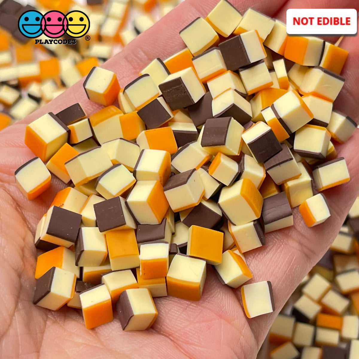 Caramel Chocolate Cube Chunks Fake Crumble Chunk Chips Decoden Toffee ...
