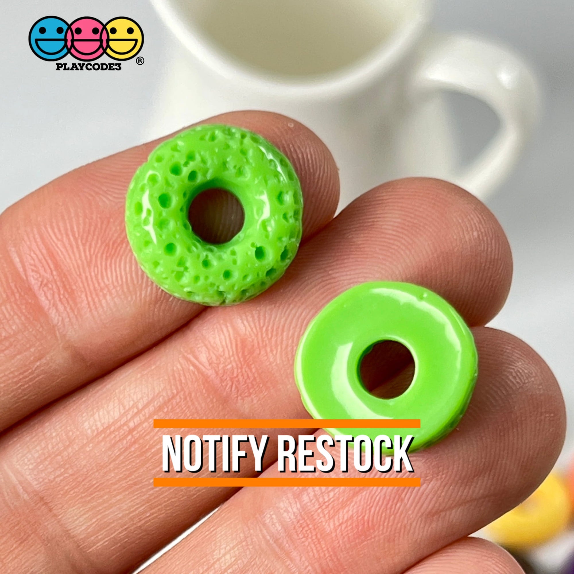 Cheerios Froot Loops Cereal Charms Fake Food Decoden 20 pcs 5 Colors ...