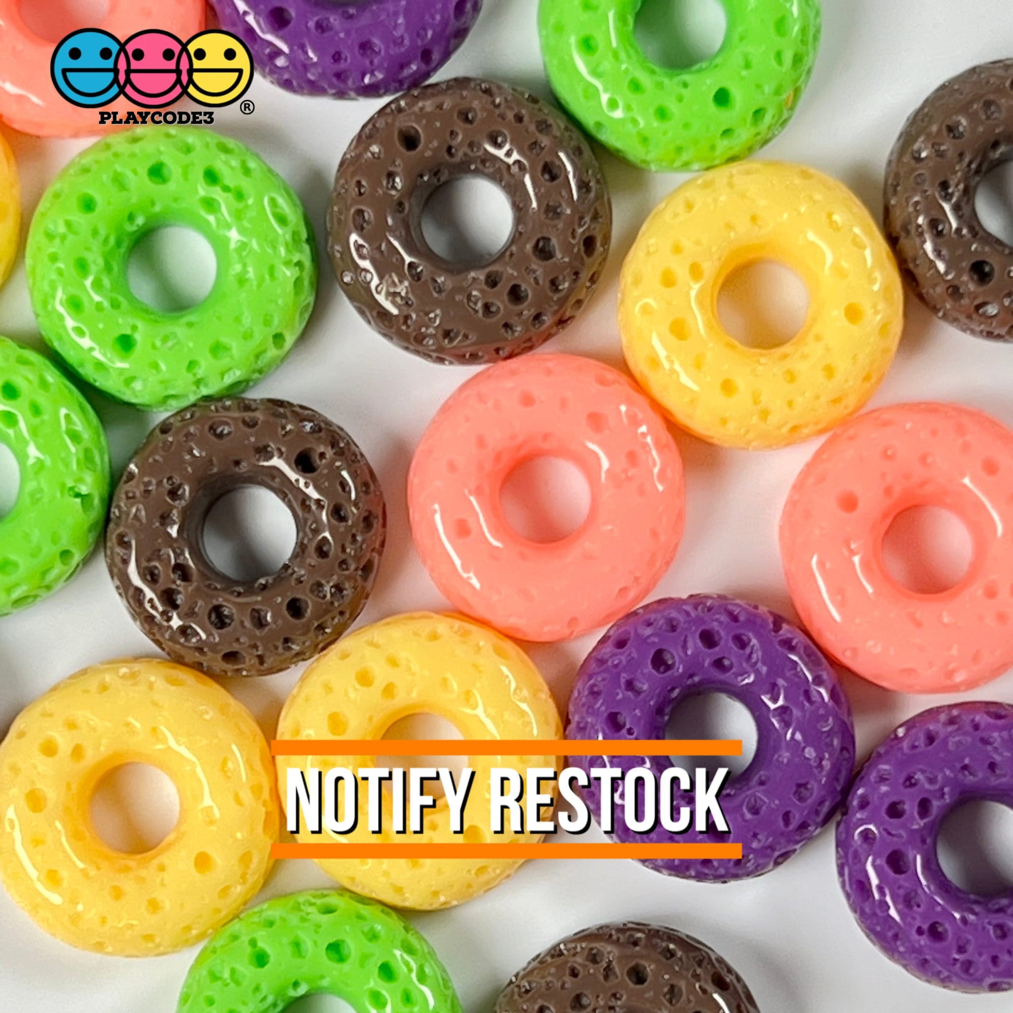Cheerios Froot Loops Cereal Charms Fake Food Decoden 20 pcs 5 Colors ...