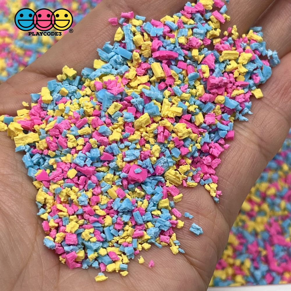 Cookie Crumbles Mixed Theme Colors Shredded Clay Faux Food| PLAYCODE3