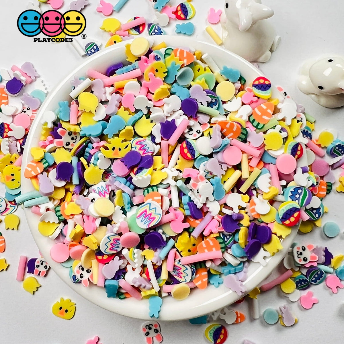 Easter Celebration Fimo Mix Faux Craft Supplies | PLAYCODE3| PLAYCODE3