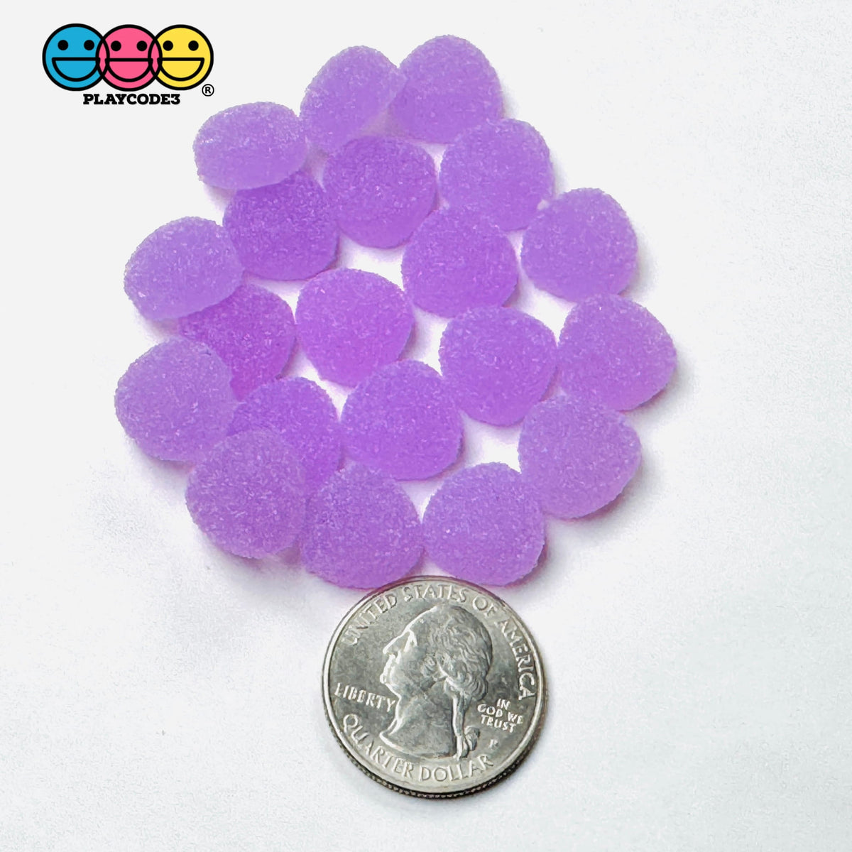Gumdrops Fake Candy Charms in 6 Colors for Crafts| PLAYCODE3