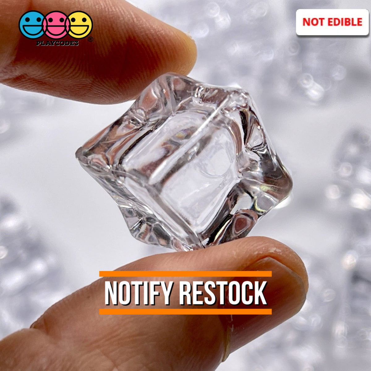 Fake Ice Cubes Charms Cabochon Decoden 9pcs - PLAYCODE3 LLC| PLAYCODE3