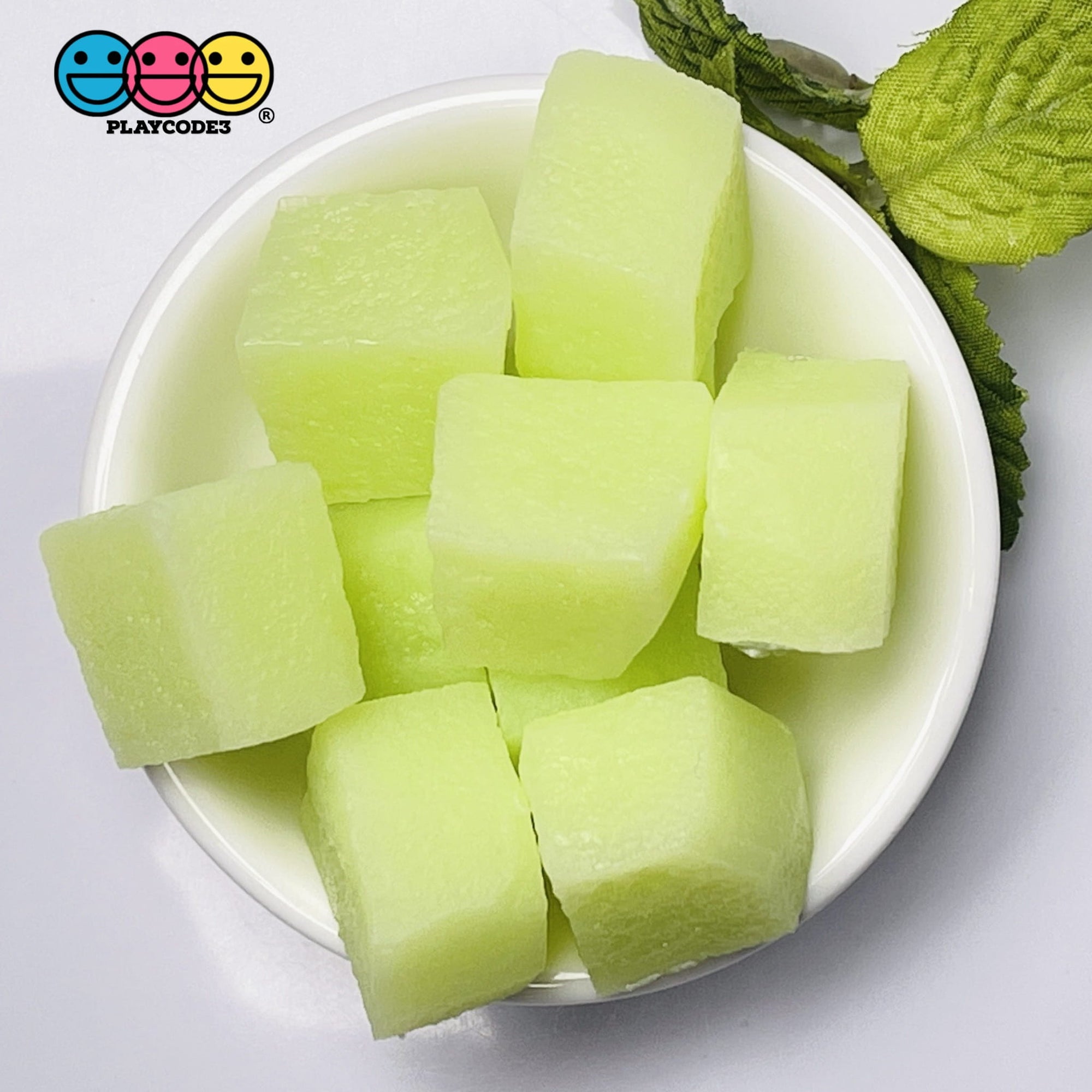 Melon Honeydew Fake Food Cabochons 10 pcs - Kawaii| PLAYCODE3
