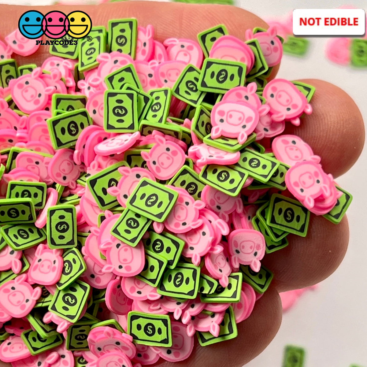 Piggy Bank Mix Fake Sprinkles for Funfetti Crafts| PLAYCODE3