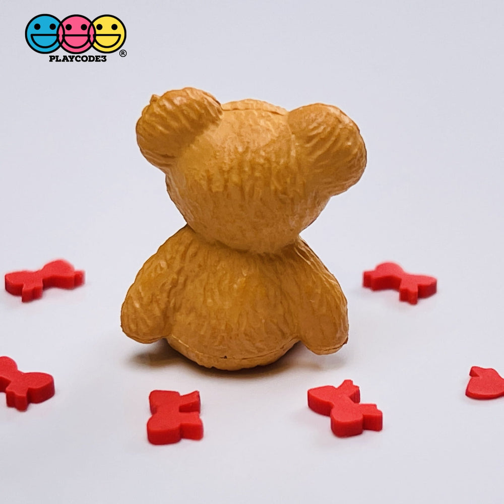 Valentine's Teddy Bear Miniature Charm - 10 pcs| PLAYCODE3