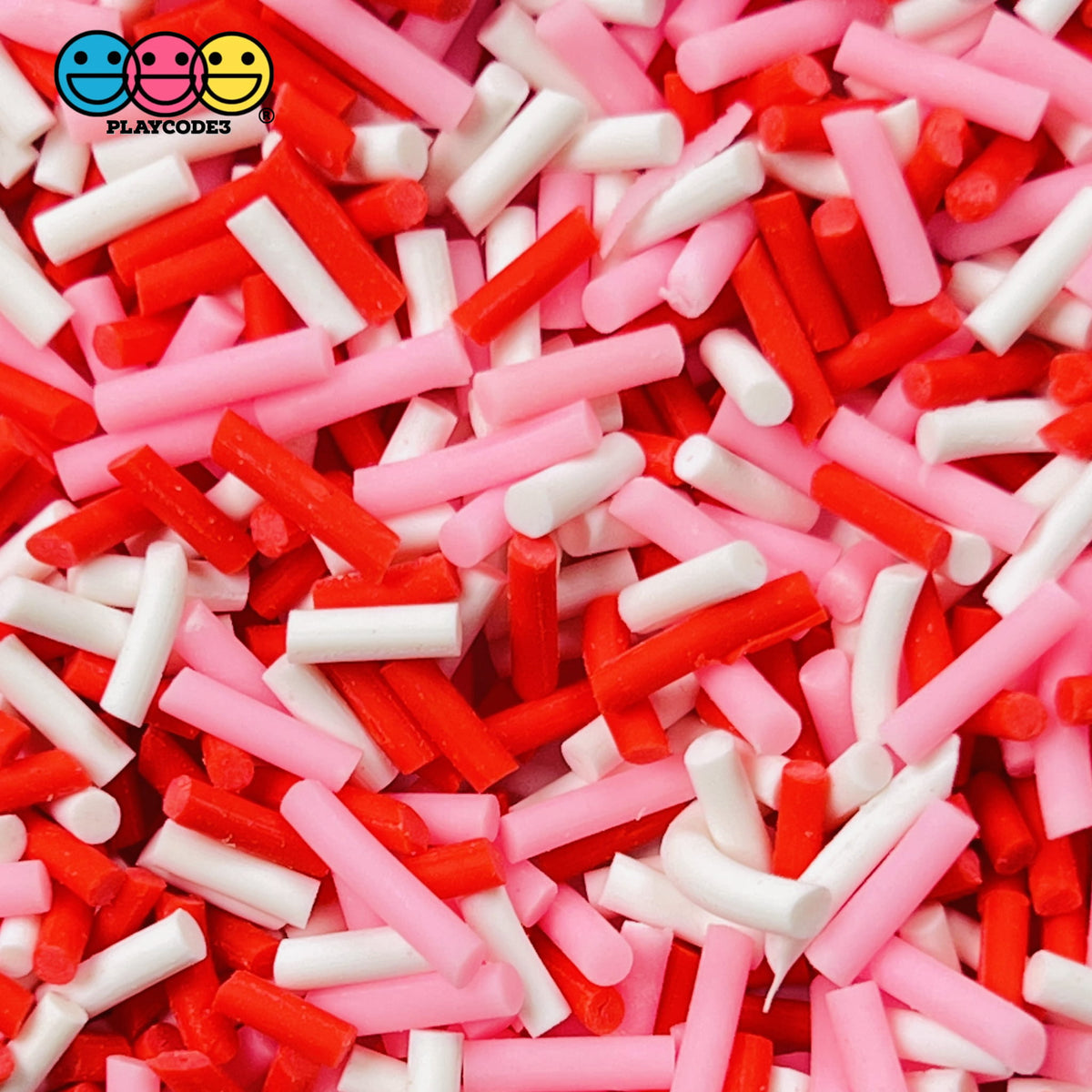 Valentine's Faux Sprinkle Mix for Funfetti Crafts| PLAYCODE3