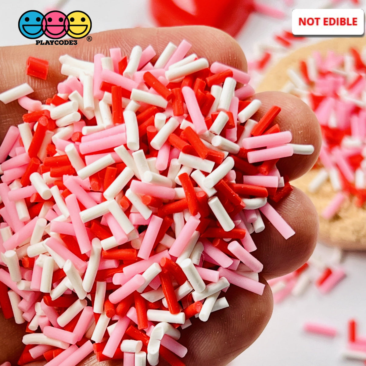 Valentine's Faux Sprinkle Mix for Funfetti Crafts| PLAYCODE3